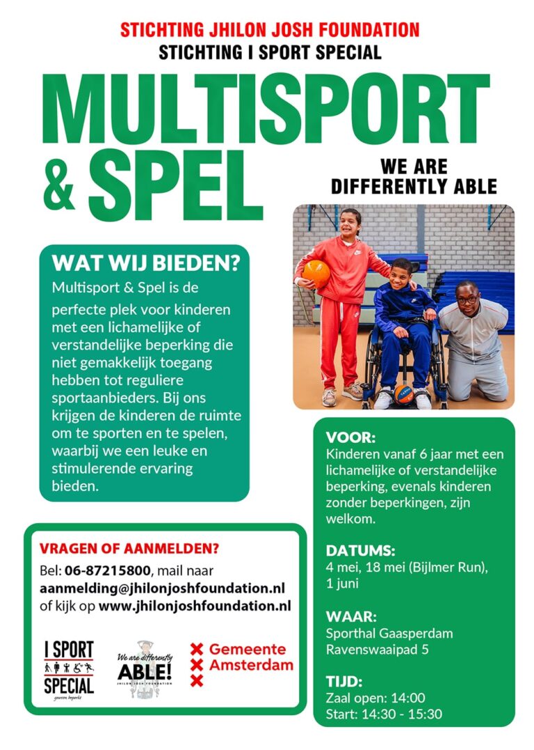Vol Plezier: Multisport & Speldag! – Jhilon Josh Foundation